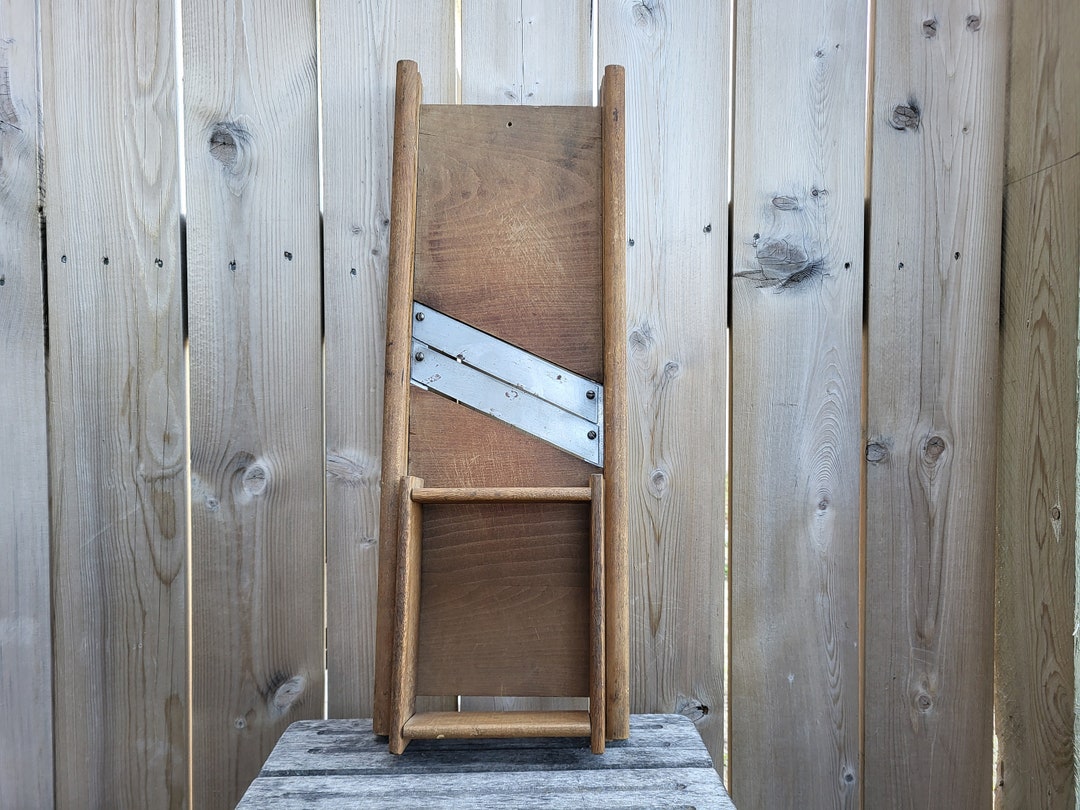 Antique Cabbage Shredder From Early 1900s, Vintage Wood Sauerkraut ...