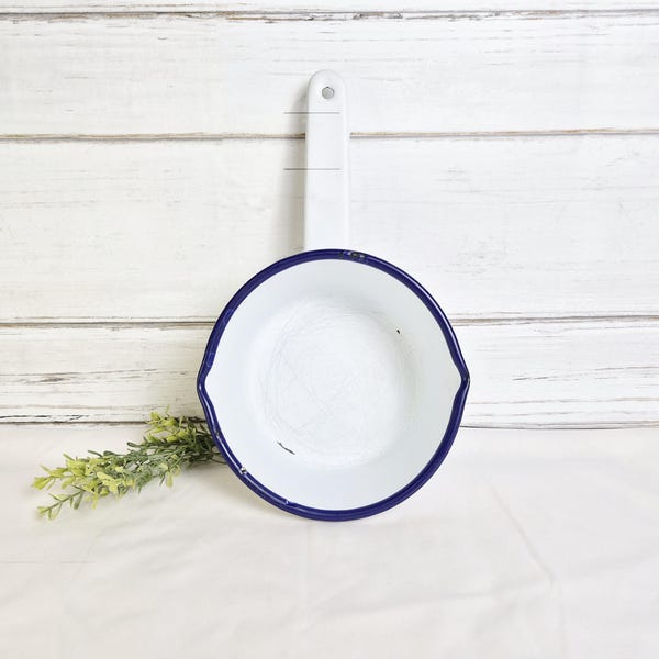 White Enamelware - Etsy