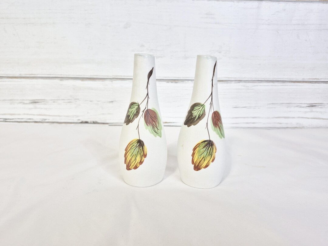 Rare Set of 2 Vintage Radford Pottery Vases Hand Painted Posy Vase No ...