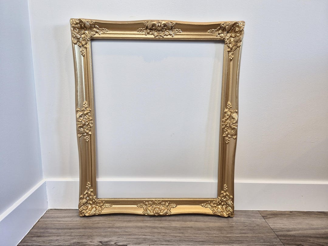 Vintage Gold Gild Decorative Frame, Gold Ornate Victorian Style Picture ...