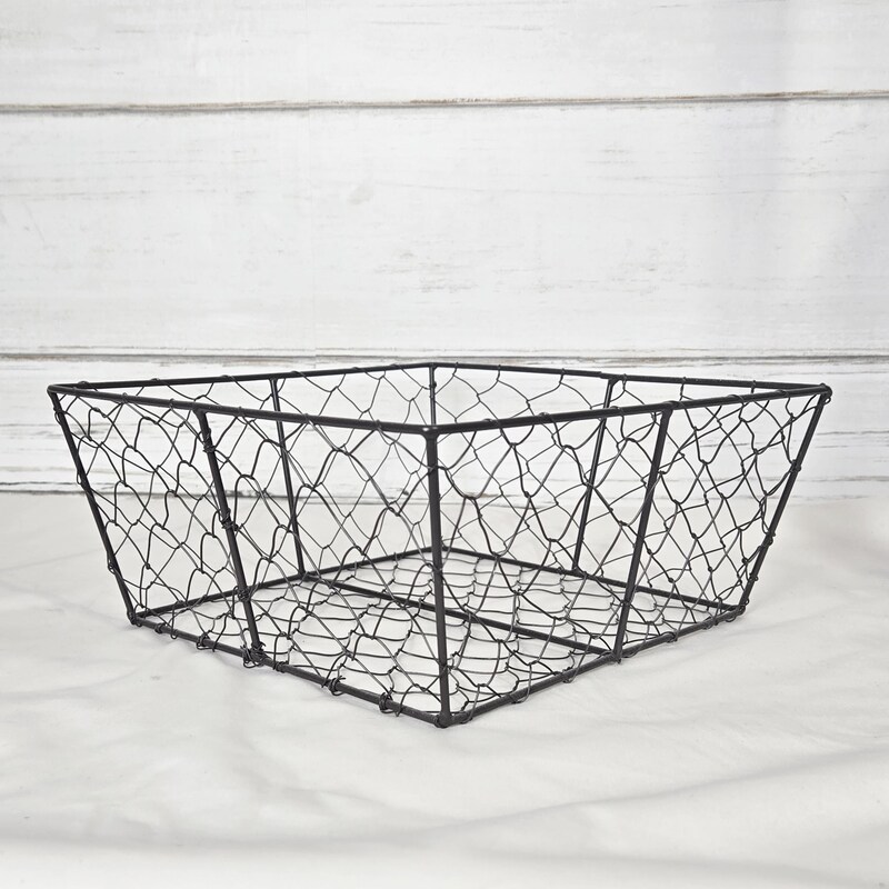Rustic Wire Basket - Etsy