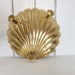 Vintage Solid Brass Footed Shell Trinket Dish, Retro Brass Scalloped ...