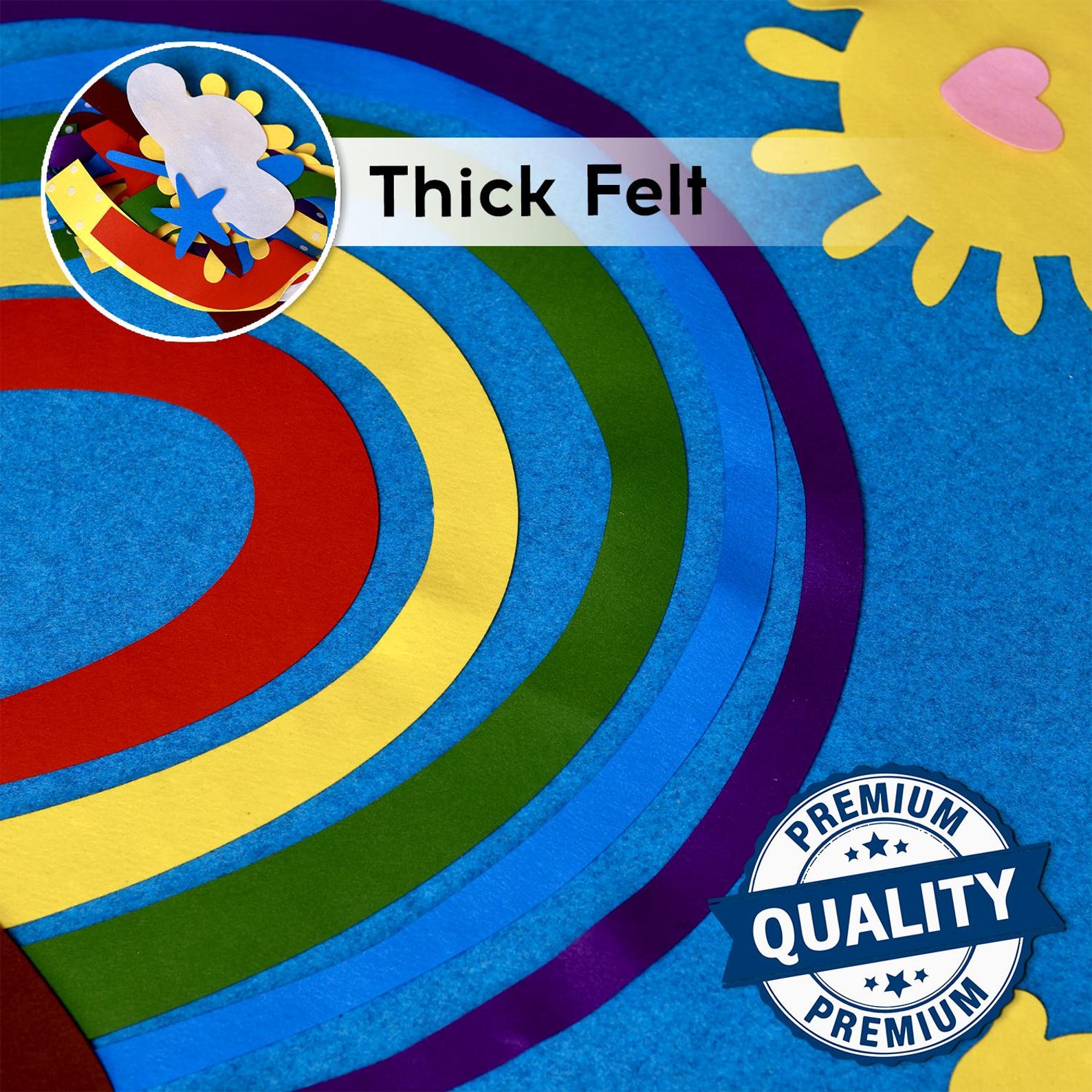 Rainbow Felt Board, Nature Felt Board, Kids Felt Wall, Activity Wall ...