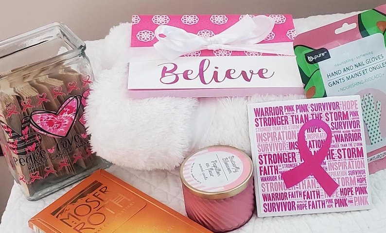 Breast Cancer Patient/survivor Gift Box Inspiration/pick Me up Jar ...