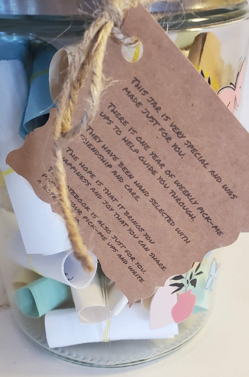 Mental Health Awareness/inspirational Jar With 52 Weeks of Quotes ...