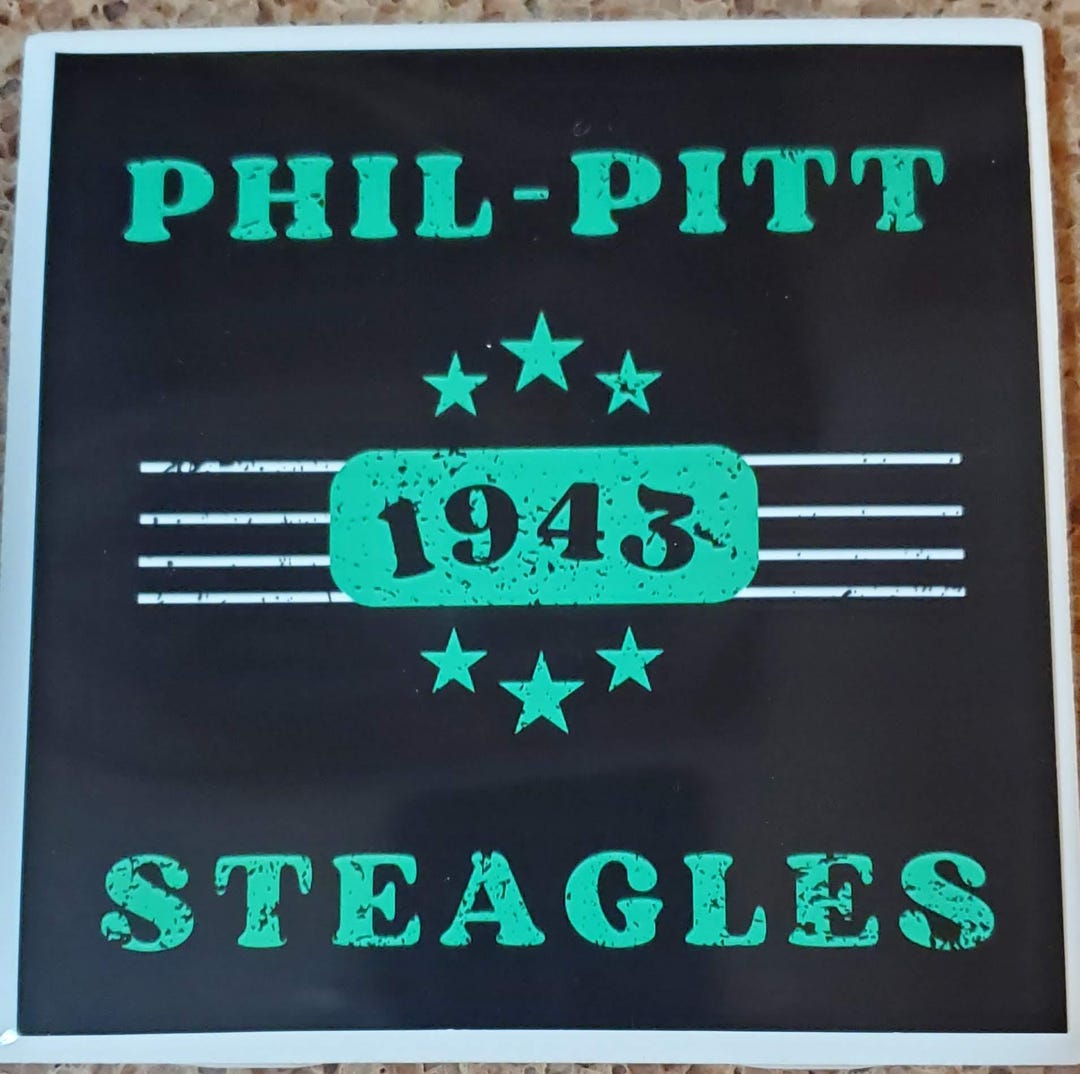 Handmade Ceramic Tile Coasters STEAGLES PHIL-PITT Pittsburgh Steelers ...