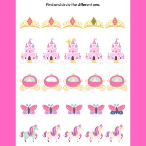 Kid's Princess Activity Book - Etsy