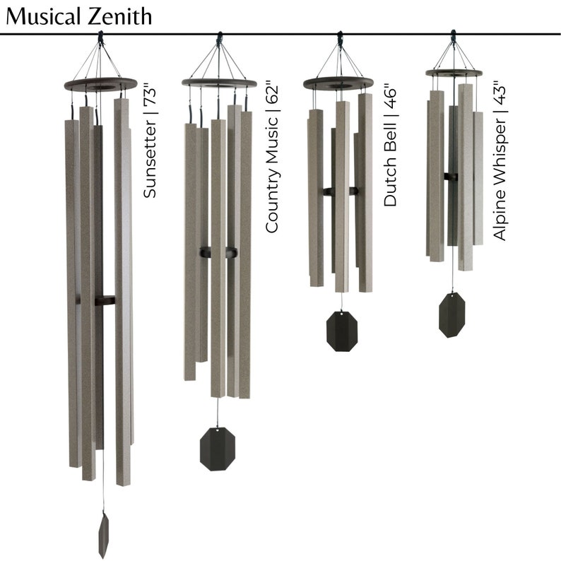 Lambright Country Chimes - Musical Zenith Series - Amish Handcrafted ...