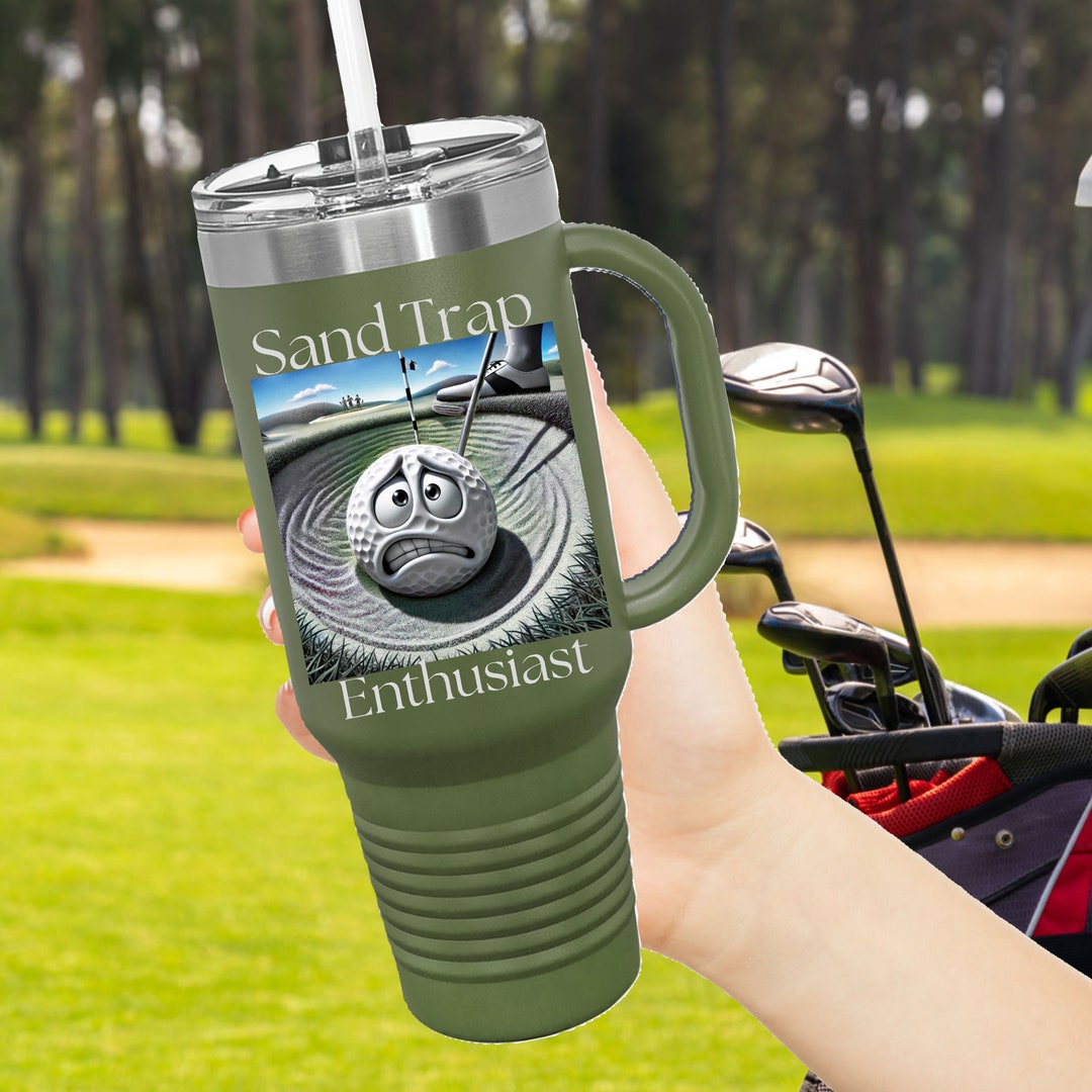 Golf 40 Oz. Unisex Icy Insulated Tumbler W Lid and Straw- Golf ...
