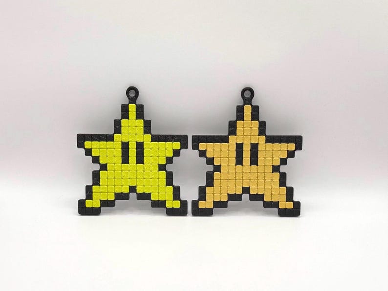 Nintendo Pixel Sprite Keychain or Ornament – Retro Gamer Gift - Etsy
