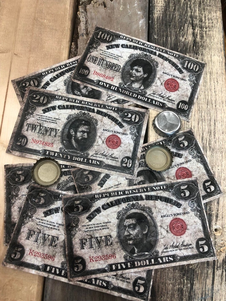 NCR Dollar Bill Bundle Fallout New Vegas Currency - Etsy