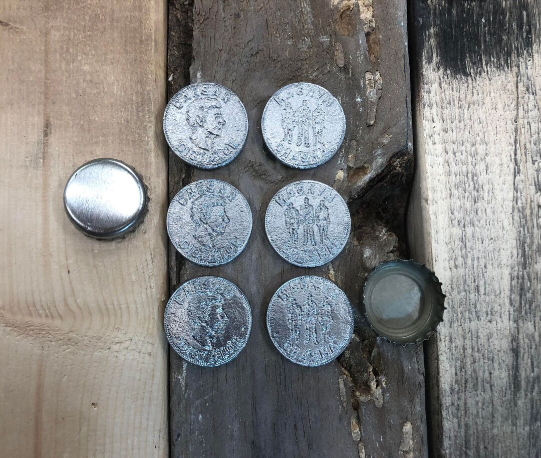 Legion Denarius Coin X6 Bundle Fallout New Vegas 30x3mm Game Accurate ...