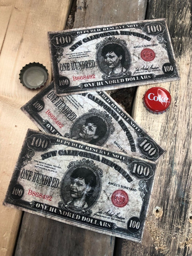 NCR Dollar Bill Bundle Fallout New Vegas Currency - Etsy