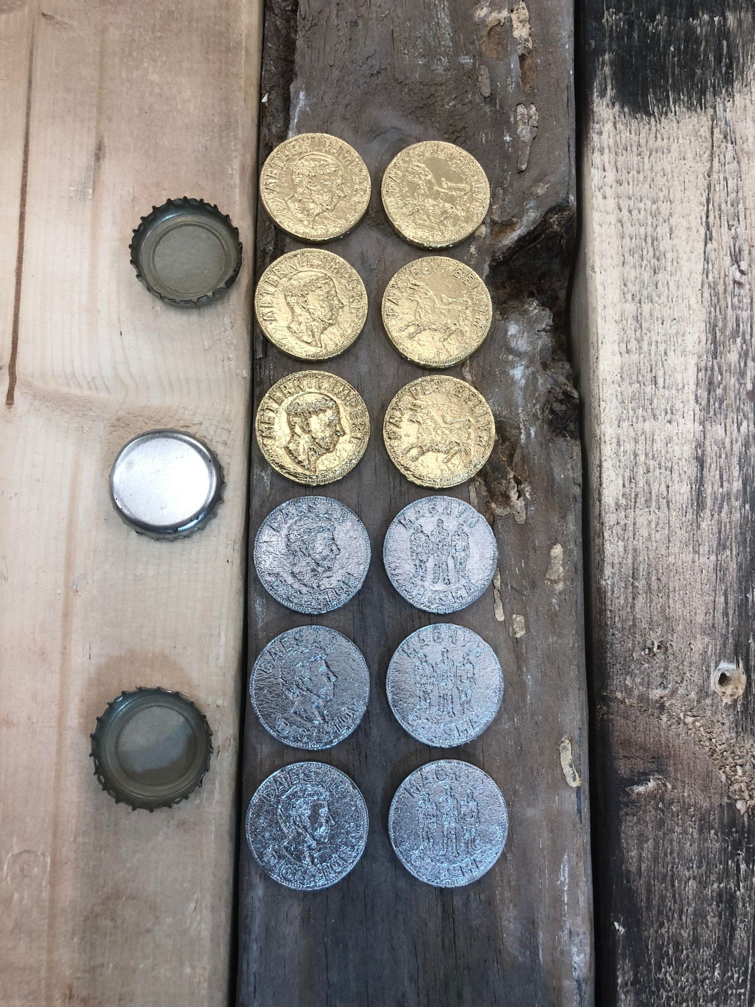 Legion Denarius & Aureus Coin Fallout New Vegas 30x3mm Game Accurate ...