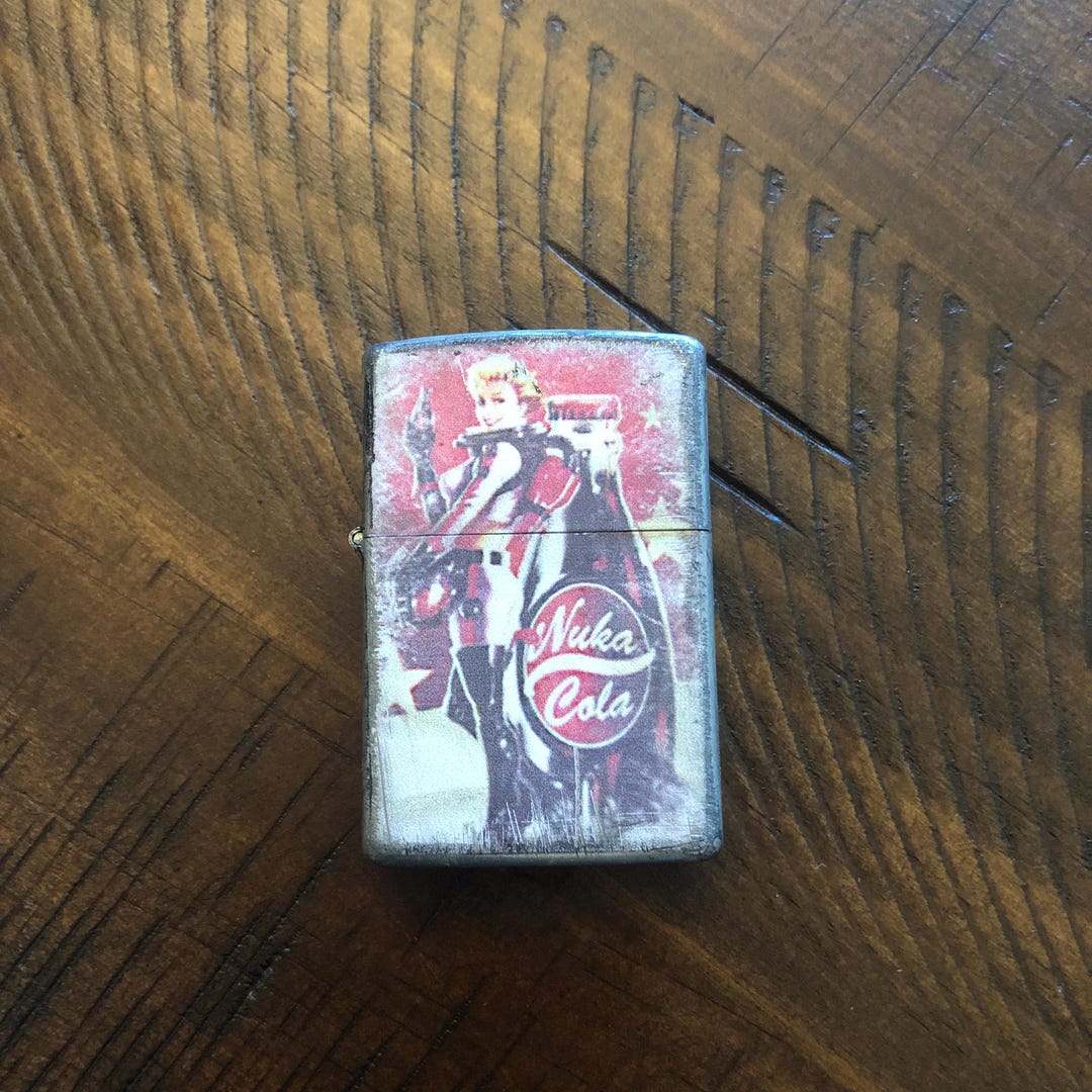Aged Fallout Nuka Cola Girl Zippo Lighter - Etsy