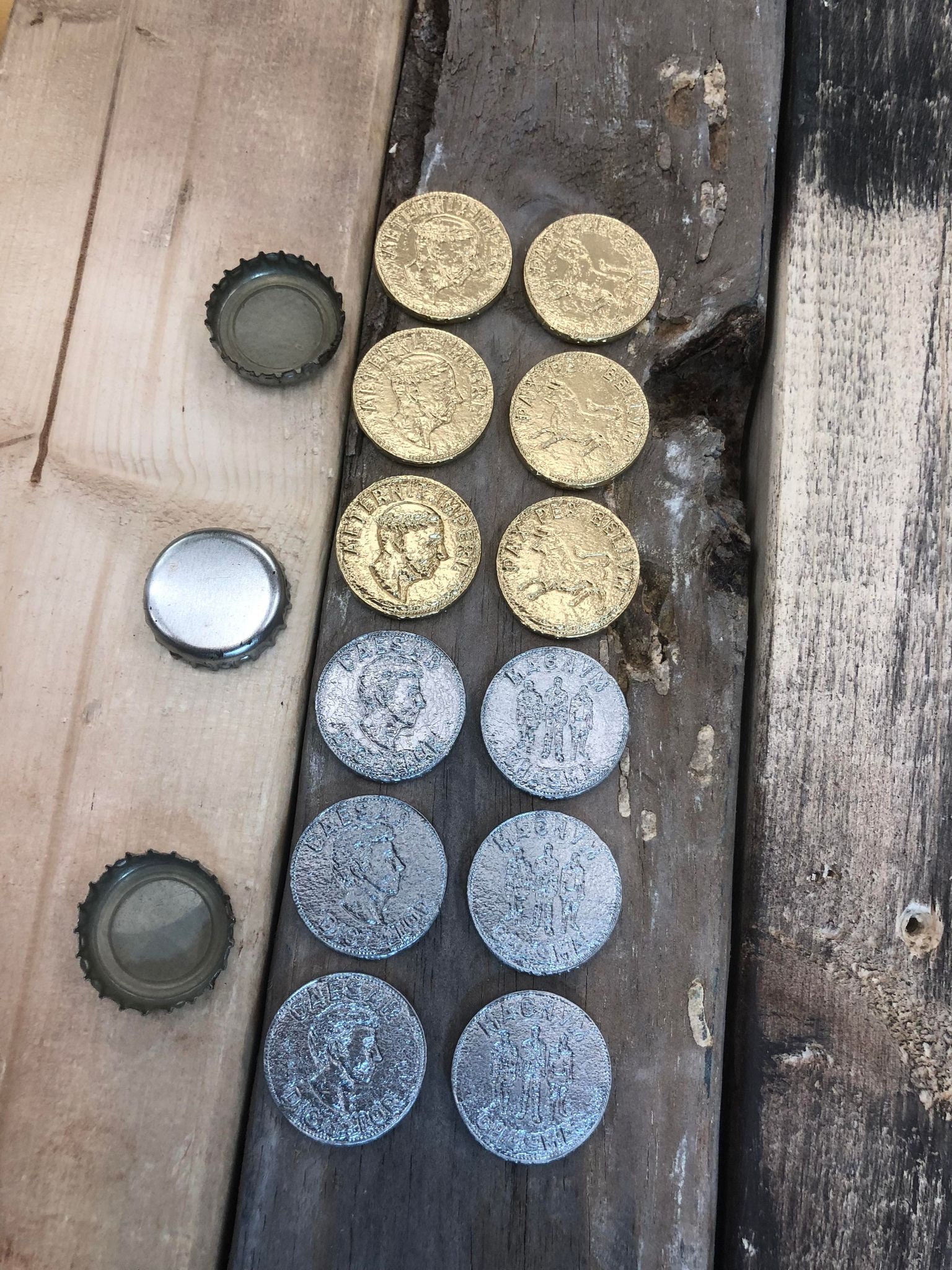 Legion Denarius & Aureus Coin Fallout New Vegas 30x3mm Game Accurate ...