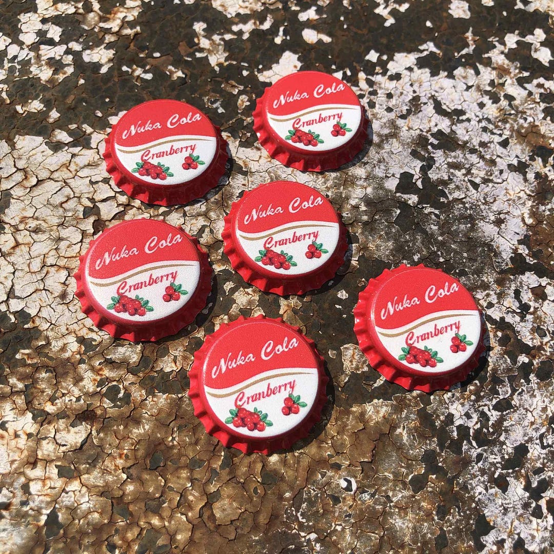 Nuka Cranberry Bottle Caps X 6 Bundle - Etsy