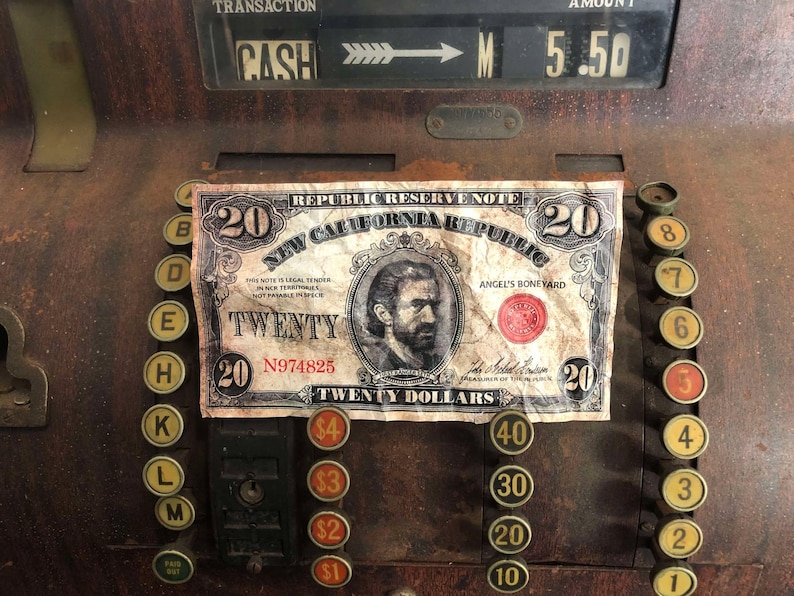 NCR Dollar Bill Bundle 7"x4" Game Accurate Size Fallout New Vegas ...