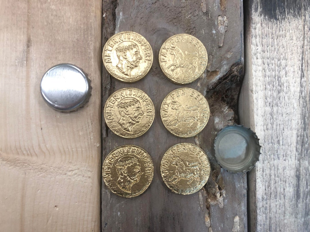 Legion Aureus Coin X6 Bundle Fallout New Vegas 30x3mm Game Accurate ...