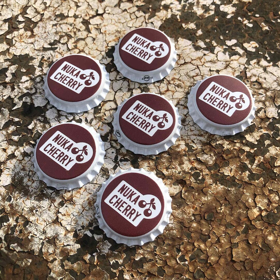 Nuka Cherry Bottle Caps X 6 Bundle - Etsy