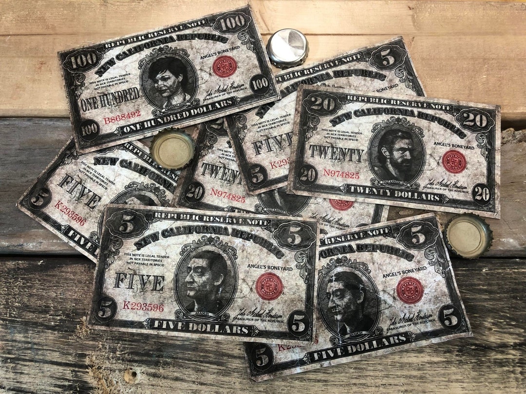 NCR Dollar Bill Bundle Fallout New Vegas Currency - Etsy