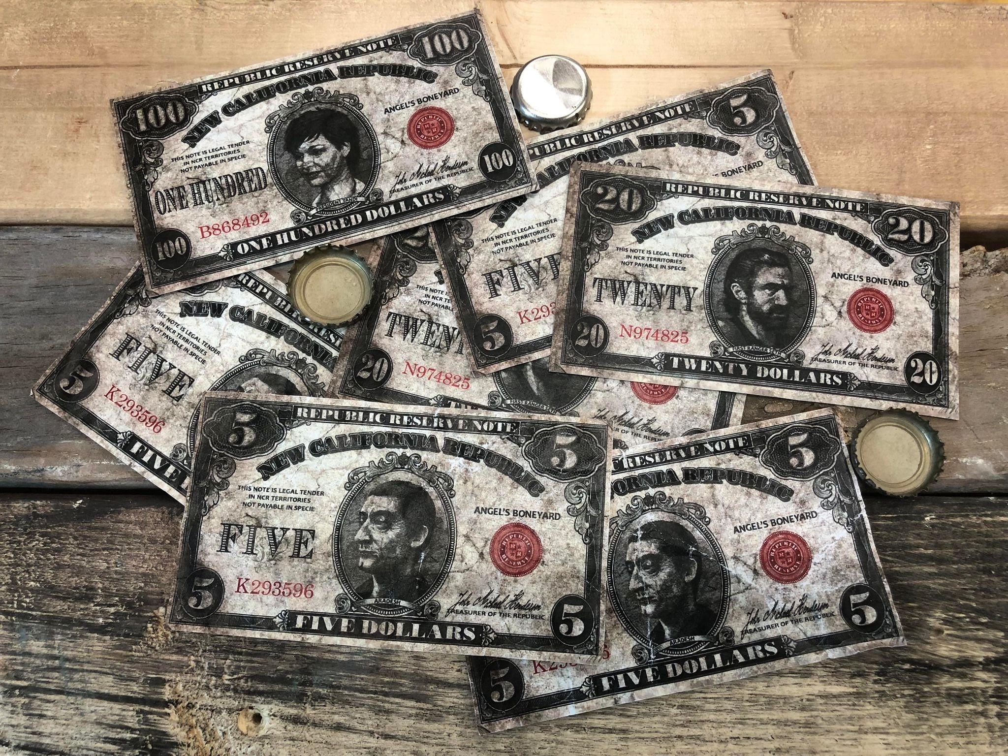 NCR Dollar Bill Bundle Fallout New Vegas Currency - Etsy
