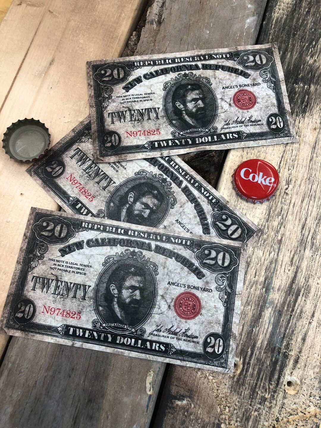 20 NCR Dollar Bill X3 Fallout New Vegas Currency - Etsy