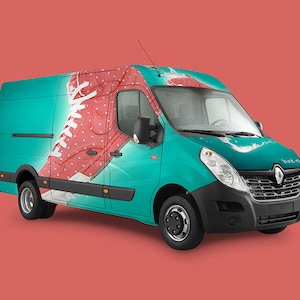 4K Work Van Wrap PSD Mockup - Etsy
