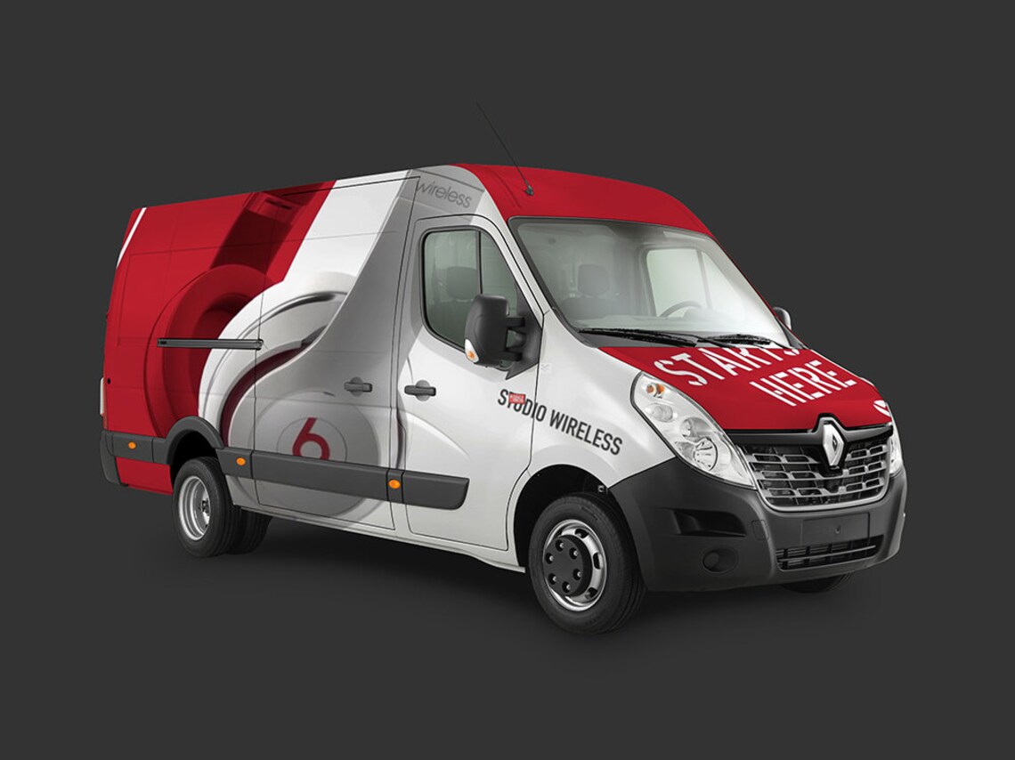 4K Work Van Wrap PSD Mockup - Etsy