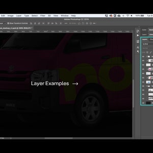 4K Work Van Wrap PSD Mockup - Etsy