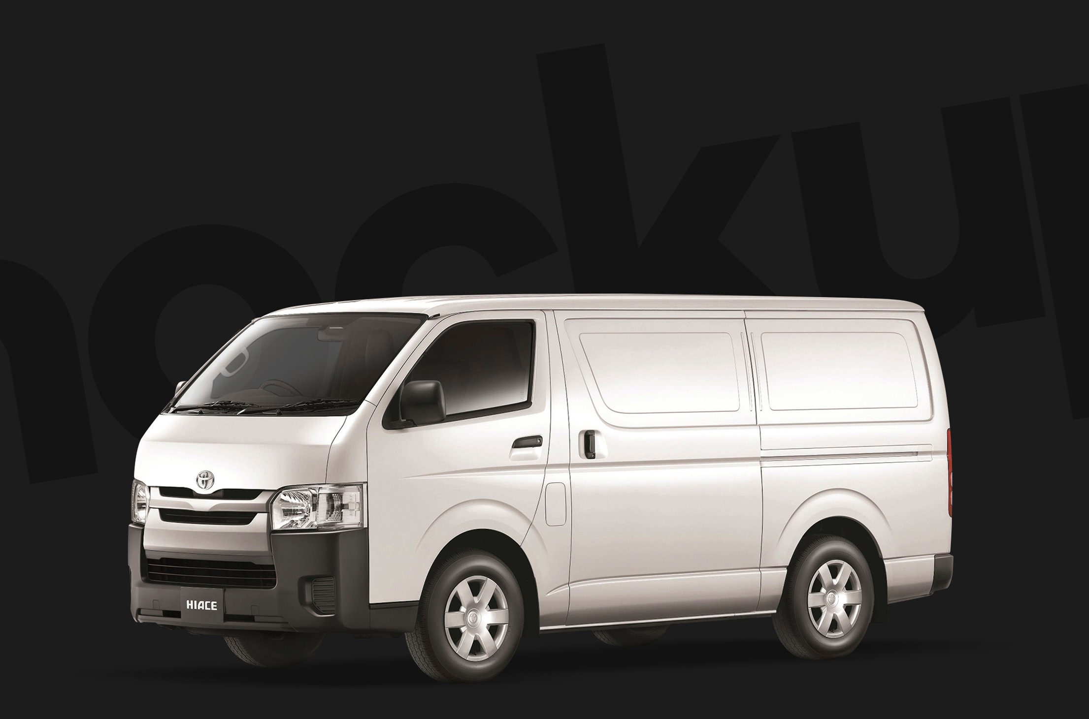 4K Work Van Toyota Hiace PSD Mockup - Etsy