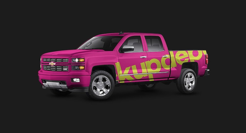 Chevy Silverado Truck PSD Mockup - Etsy
