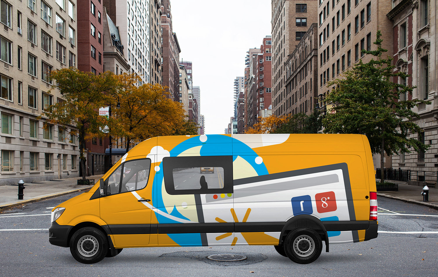 4K Work Van PSD Mockup - Etsy