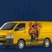 4K Work Van Toyota Hiace PSD Mockup - Etsy