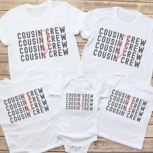 Cousin Crew Shirts for Kids, Big Cousin Shirts Matching Cousin Tshirt,new to the Cousin Crew ...