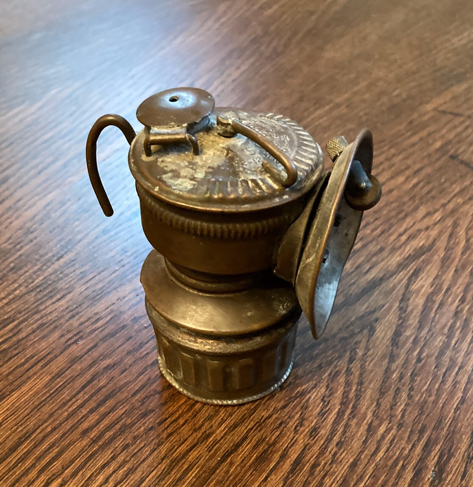 Antique Brass Miner Light | Miner's Light | Vintage Coal Miner Light ...