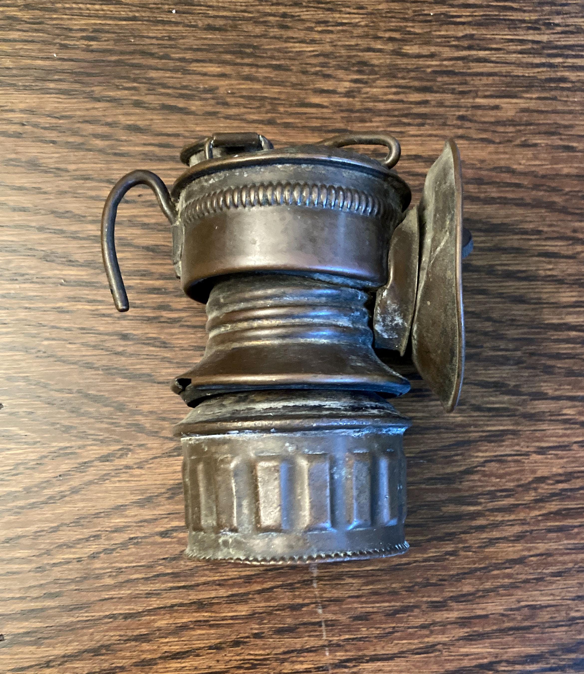 Antique Brass Miner Light | Miner's Light | Vintage Coal Miner Light ...