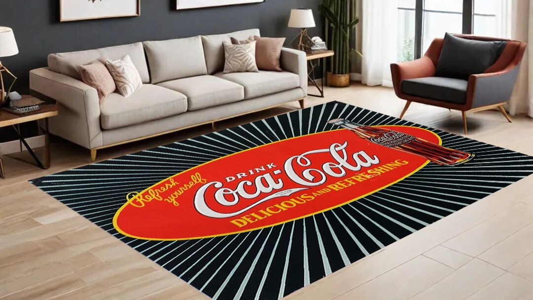 Coca Cola Cool Rug,coca Cola Design,coca Cola Bottle,home Decor Rug ...