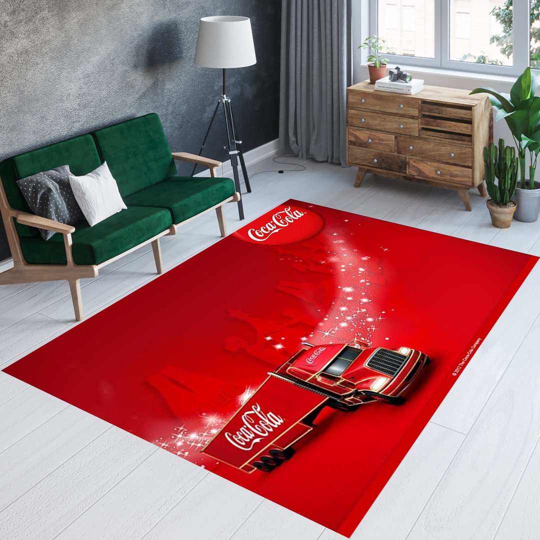 Coca Cola Truck Rug,coca Cola Design,coca Cola Rug,home Decor Rug ...