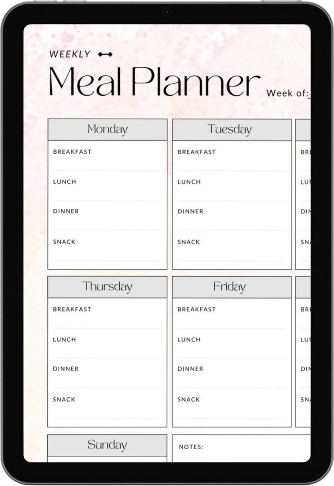 The Ultimate Digital Budget Meal Planner - Etsy