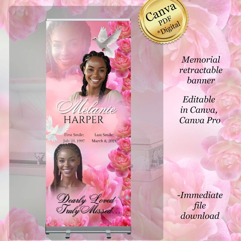 Memorial Banner - Etsy