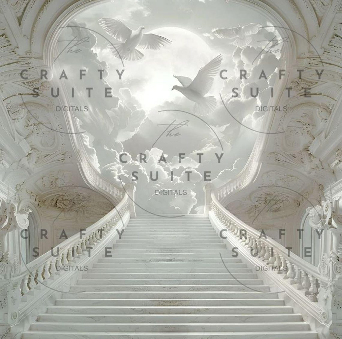 Memorial Design Template, Green Peaceful Editable Digital for Canva - Etsy