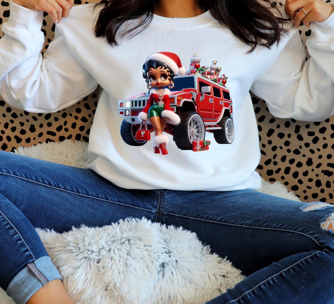 Black Betty Boop Christmas Hummer - Etsy