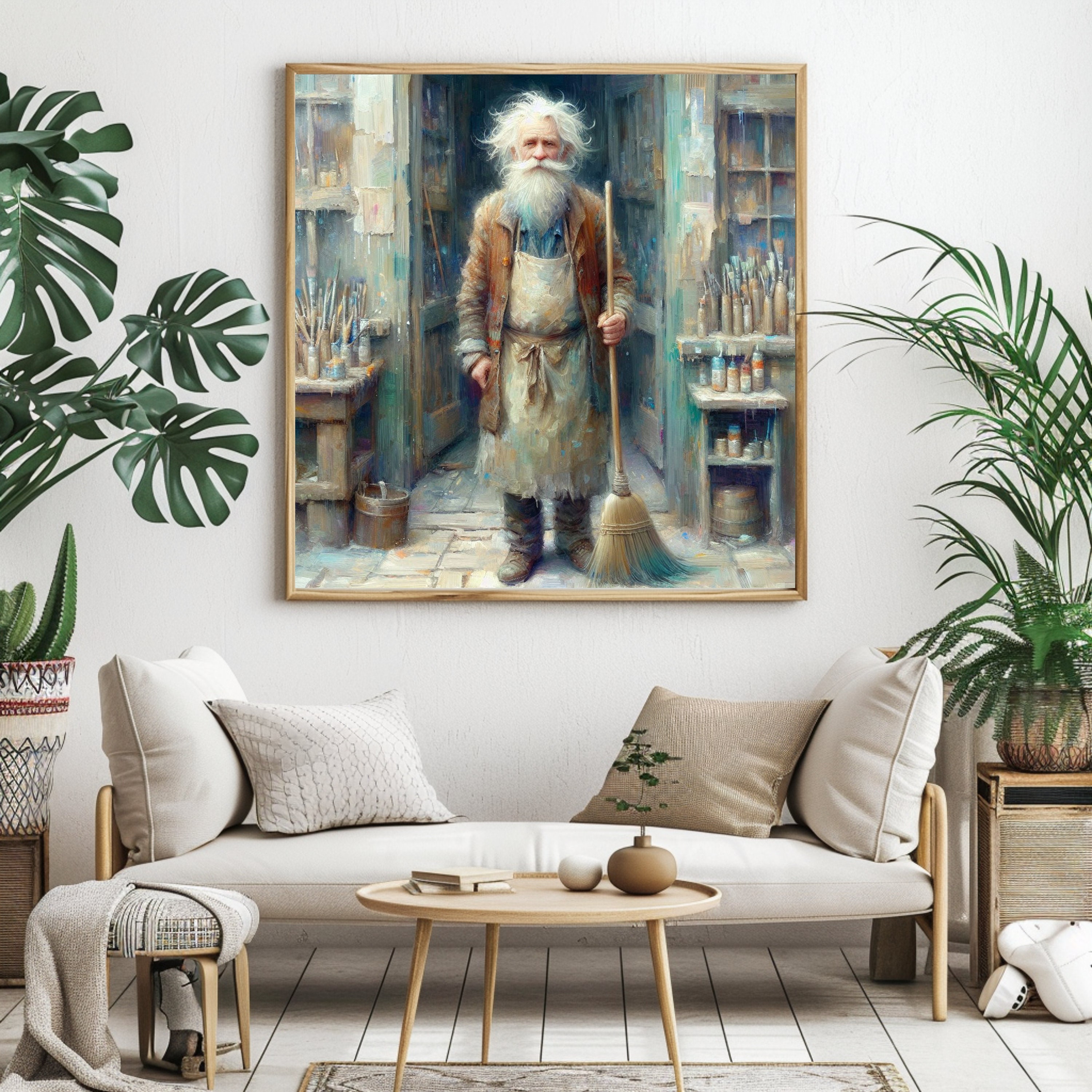 Shop Keeper Art Print - Downloadable High-resolution 30x30 Wall Art for ...