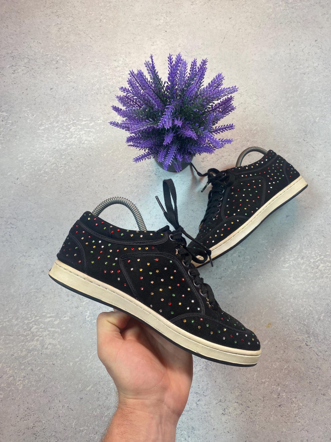 Jimmy Choo Miami I Want Choo Silver Trainers - BNIB- EUR 39 - Etsy