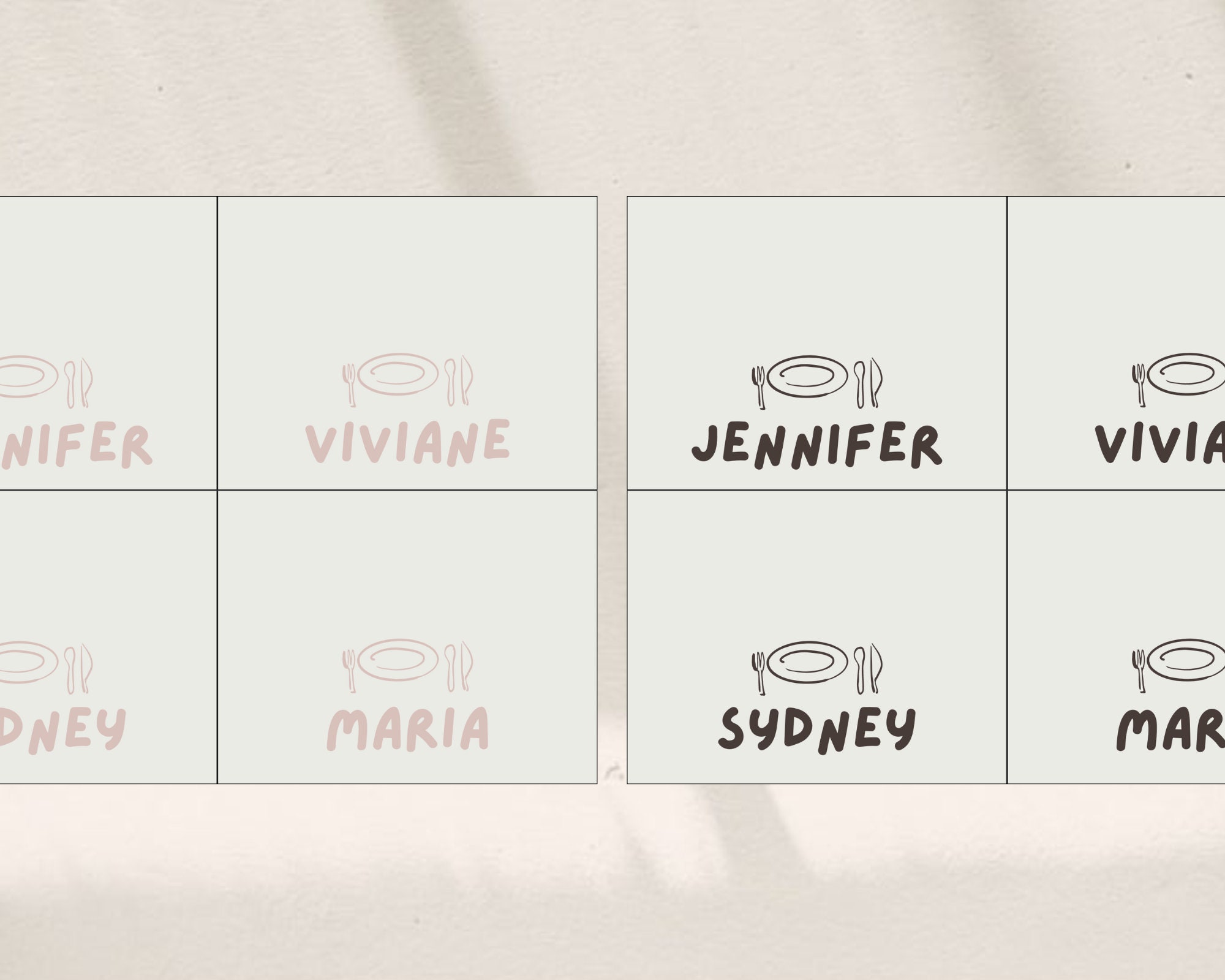 Hand Drawn Dinner Party Invitation Invitation | Multi Color Options ...