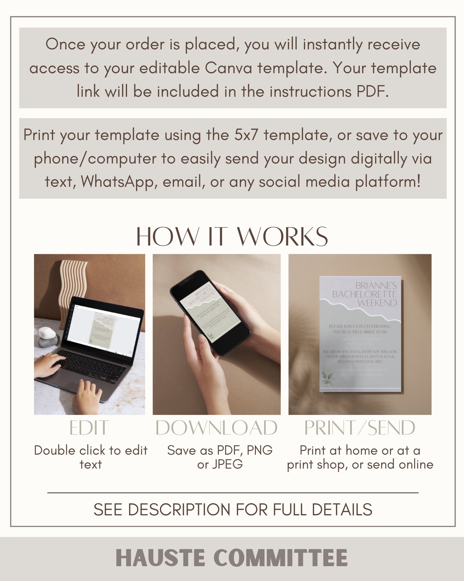 Hand Drawn Dinner Party Invitation Invitation | Multi Color Options ...