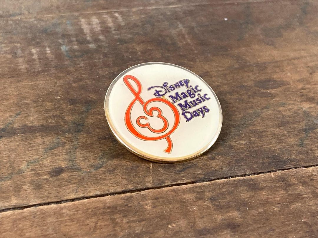 Vintage Early 1990s Disney Magic Music Days Pin - Etsy