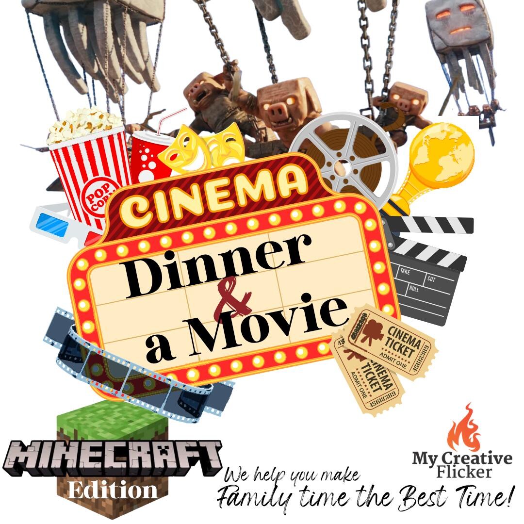 Minecraft Dinner & a Movie Night (recipes and Party Printables Included ...