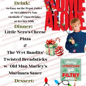 Merry Memories Collection - Home Alone Dinner and a Movie (recipes and ...